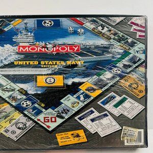 Hasbro | Games | Vintage Monopoly United States Us Navy Edition Board ...
